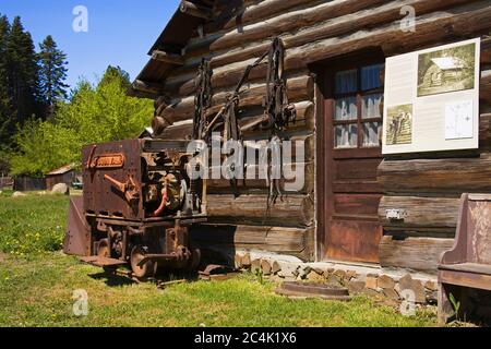 Roslyn History Museum, Historic Roslyn, Washington State, USA Stock ...