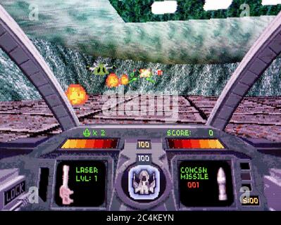 Descent Maximum - Sony Playstation 1 PS1 PSX - Editorial use only Stock ...