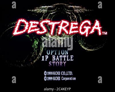 Destrega - Sony Playstation 1 PS1 PSX - Editorial use only Stock Photo ...