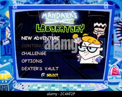 Dexter's Laboratory - Sony Playstation 1 PS1 PSX - Editorial use only ...