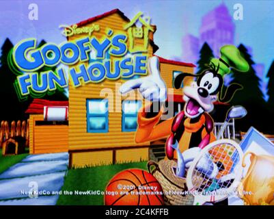 Disney's Goofy's Fun House - Sony Playstation 1 PS1 PSX - Editorial use ...