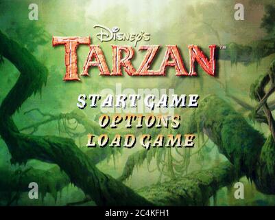 Disney's Tarzan - Sony Playstation 1 PS1 PSX - Editorial use only Stock ...