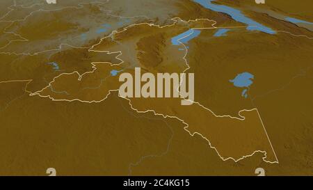 Zoom in on Haut-Katanga (province of Democratic Republic of the Congo ...