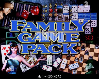 Family Games Pack - Sony Playstation 1 PS1 PSX - Editorial use only ...