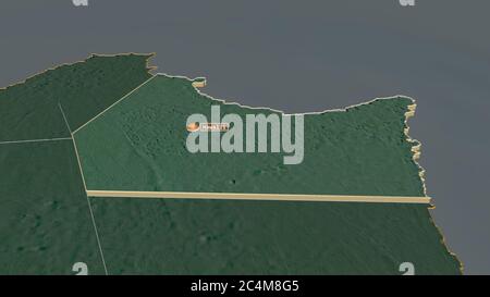 Map of Hawalli City in Kuwait Stock Photo - Alamy