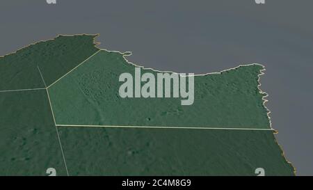 Map of Hawalli City in Kuwait Stock Photo - Alamy