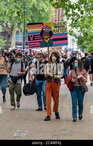 BLM Protests London UK 2020 Stock Photo - Alamy