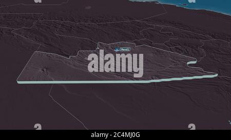 Zoom in on Southern Highlands (province of Papua New Guinea) outlined ...