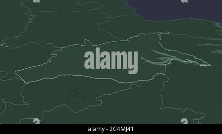 Map of Caaguazu in Paraguay Stock Photo - Alamy