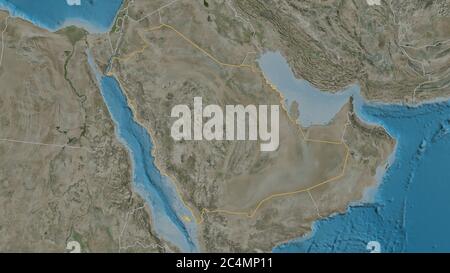Satellite view of Riyadh map, Saudi Arabia Stock Photo - Alamy