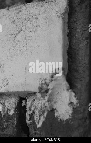 Grayscale closeup shot of an old cement wall texture Stock Photo - Alamy