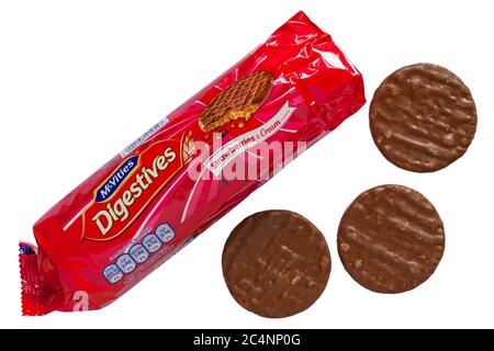 Open Packet of Digestive Biscuits Stock Photo - Alamy