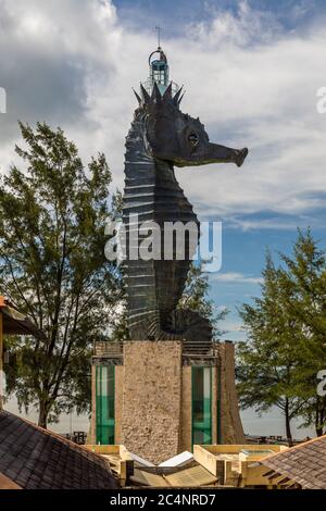 Miri, Sarawak, Malaysia: The iconic Seahorse Lighthouse at the ...