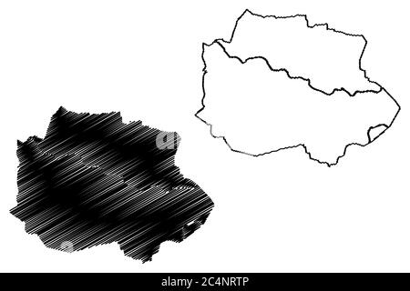 Nashik City (Republic of India, Maharashtra State) map vector ...