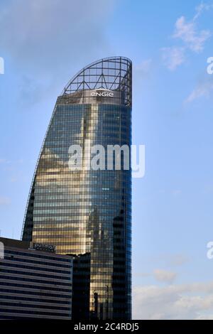 ENGIE headquarters and a pullman hotel, skyscrapers and office ...