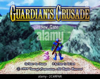 Guardian's Crusade - Sony Playstation 1 PS1 PSX - Editorial use only Stock Photo - Alamy