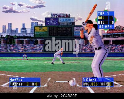 High Heat Baseball 2000 - Sony Playstation 1 PS1 PSX - Editorial use ...