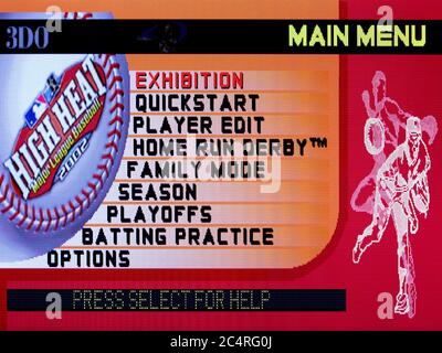 High Heat Baseball 2002 - Sony Playstation 1 PS1 PSX - Editorial use ...