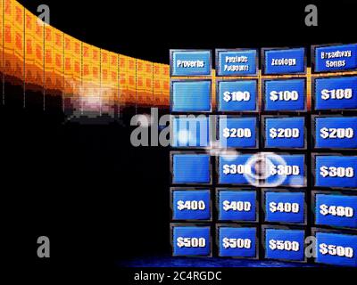 Jeopardy Sony Playstation 1 PS1 PSX Editorial use only Stock Photo Alamy