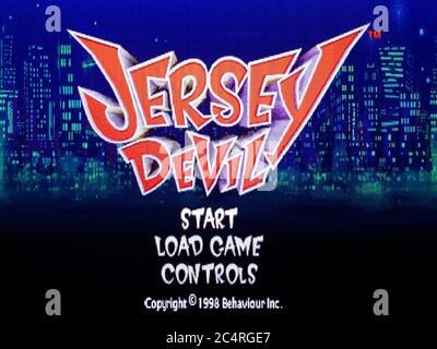 Jersey Devil - Sony Playstation 1 PS1 PSX - Editorial use only Stock Photo - Alamy