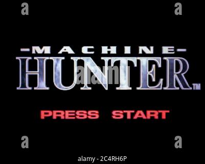 Machine Hunter - Sony Playstation 1 PS1 PSX - Editorial use only Stock ...