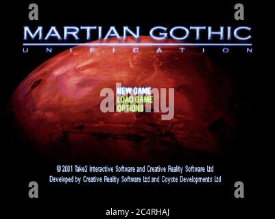 Martian Gothic - Sony Playstation 1 PS1 PSX - Editorial use only Stock ...