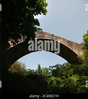 The Causey Arch. Worlds oldest single-span bridge. Near Stanley, County ...