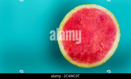 High angle shot of sliced juicy watermelon on a white background Stock ...
