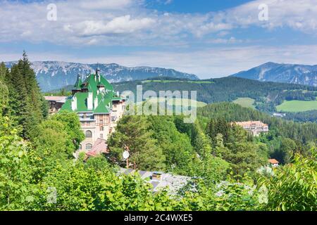 Semmering: former hotel Südbahnhotel in Wiener Alpen, Alps ...