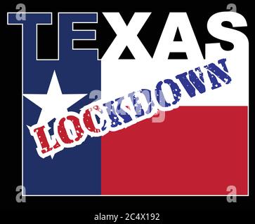 Texas Text in silhouette set over the state flag Stock Vector Image ...