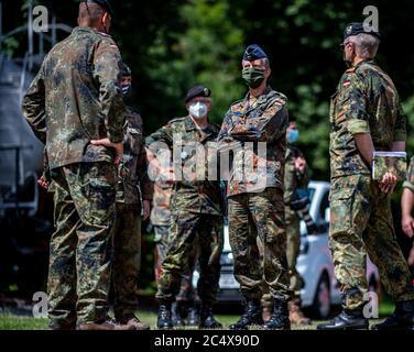 29 June 2020, North Rhine-Westphalia, Rheda-Wiedenbrück: Lieutenant ...