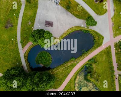 City park in Reda Stock Photo - Alamy