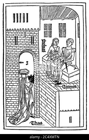 Eulaeus of Terence, Eunuchus, the eunuchs is a diagram based on a piece ...
