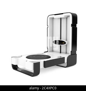 Free Standing Modern Desktop Home 3D Scanner on a white background. 3d ...