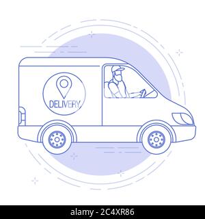 truck delivery vehicle icon vector illustration design Stock Vector ...
