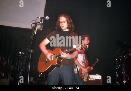 Gomez performing at the Manchester Apollo 12th April 2000, Manchester ...
