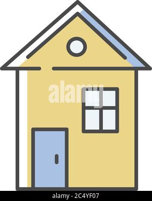 House RGB color icon Stock Vector Image & Art - Alamy