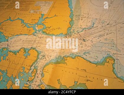 Singapore Singapore Strait maritime traffic Stock Photo - Alamy