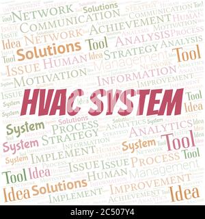 HVAC word cloud concept. Vector illustration Stock Vector Image & Art ...