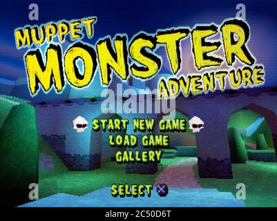 Muppet Monster Adventure - Sony Playstation 1 PS1 PSX - Editorial use ...