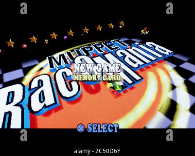 Muppet Race Mania - Sony Playstation 1 PS1 PSX - Editorial use only ...