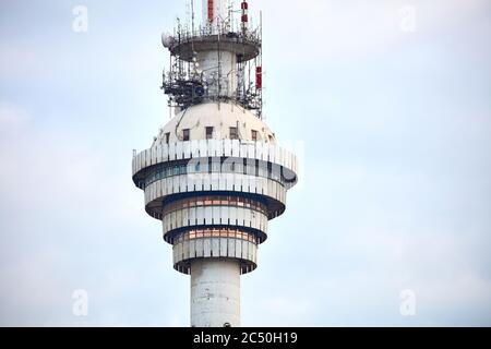 Baku TV Tower. concrete telecommunications tower, most prominent ...