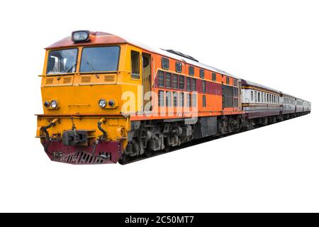 Train White Background