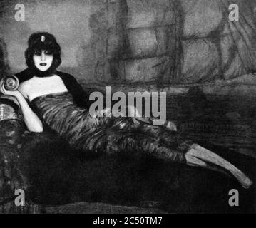 Portrait of italian Marquise LUISA CASATI STAMPA di Soncino ( 1881 ...