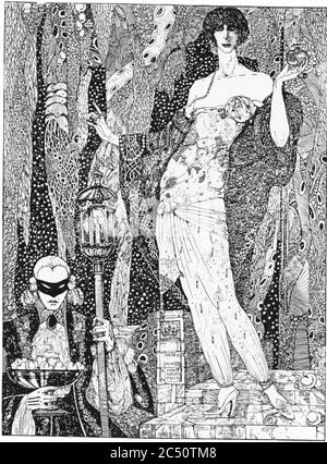 1914, ITALY : The italian Marchesa LUISA CASATI Stampa di Soncino ...