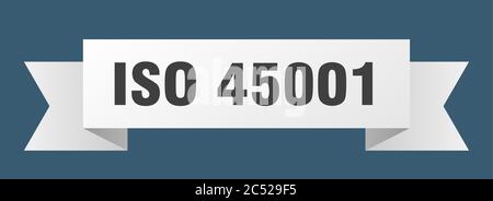 iso 45001 ribbon. iso 45001 isolated band sign. iso 45001 banner Stock Vector Image & Art - Alamy