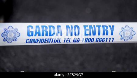 Stock images of Garda Crime scene tape Stock Photo - Alamy