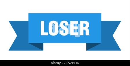loser ribbon. loser isolated band sign. loser banner Stock Vector Image ...