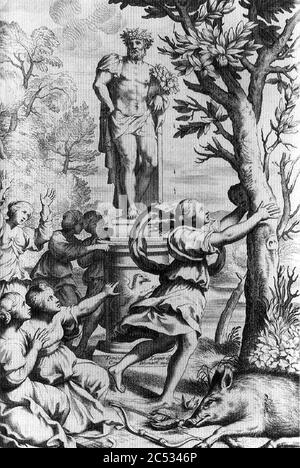 Incisione da Domenichino La trasformazione di Leonilla is a famous ...