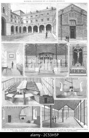 Interior de la Cárcel Modelo de Madrid, de Nao (cropped, vista del ...